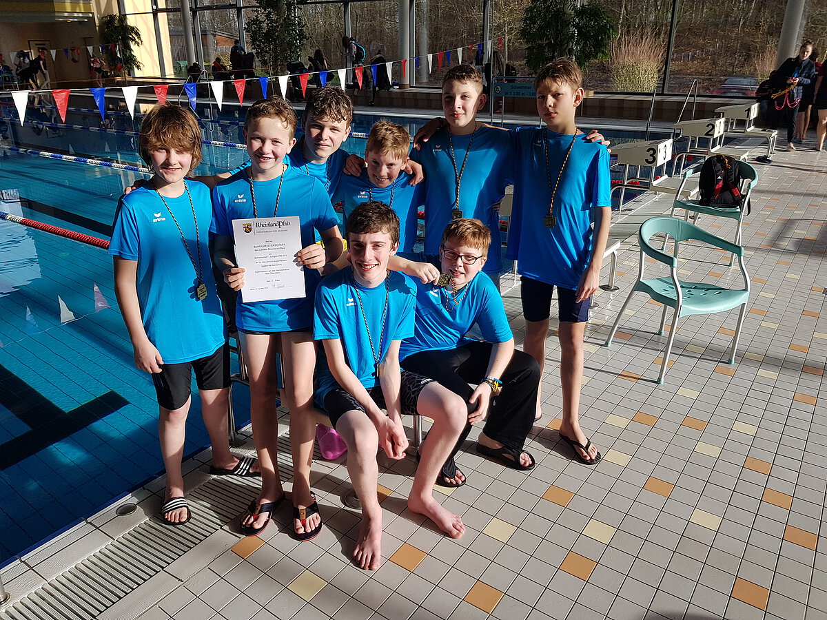 Dritter Platz beim Landesentscheid für Heinzenwies-Schwimmer